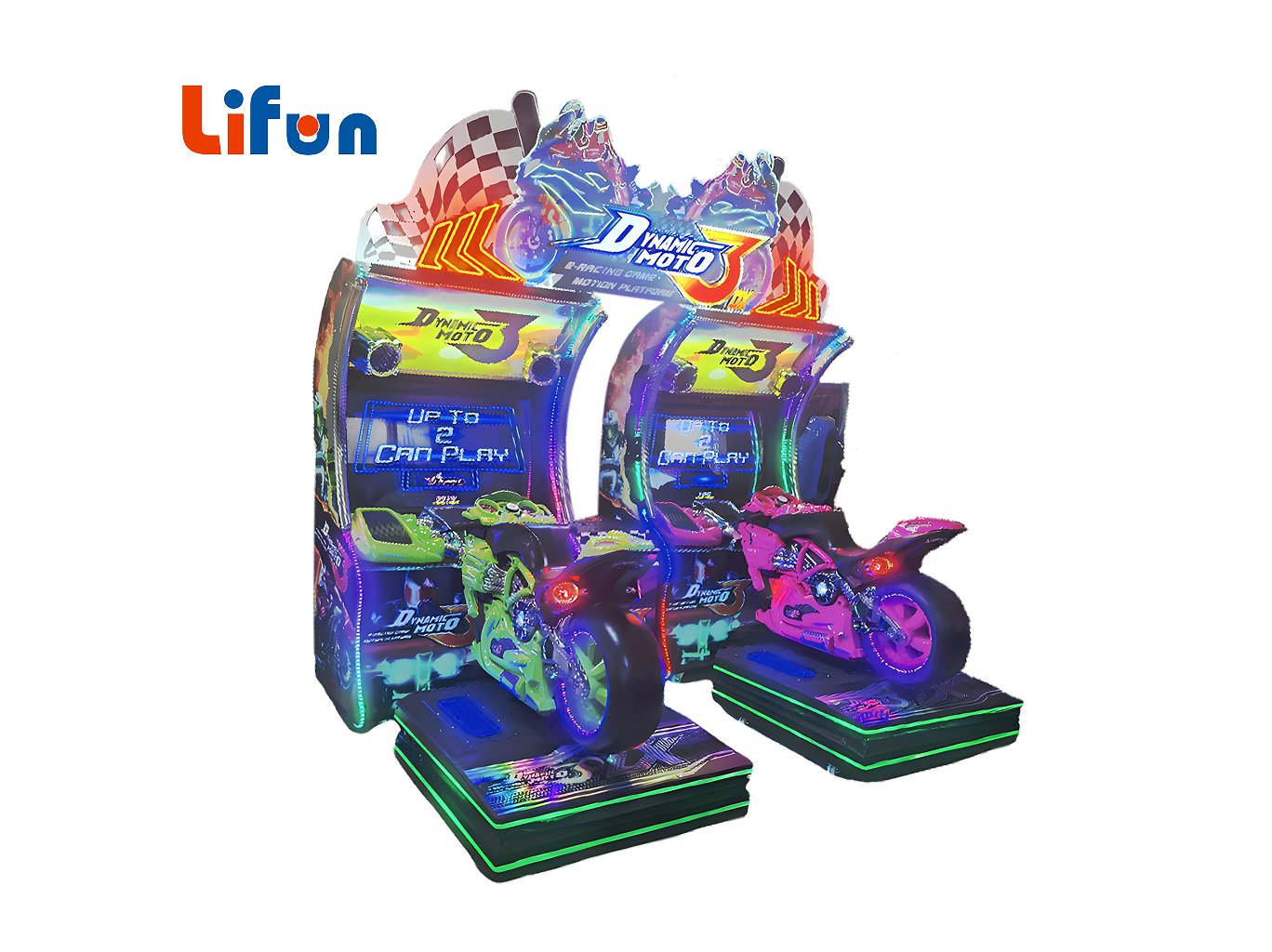 42'' Super Bike 2-Dynamic Motorcycle Racing Arcade Machine For Sale ...